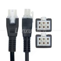 China Overmolded Male to Male 6 Pin Molex Mini-Fit 4.2mm Pitch Connector Assembly Cable 22AWG for sale