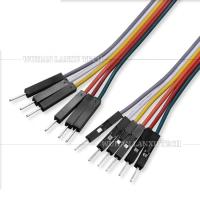 China Custom Dupont Jumper Wire Cable 1-10 Pin Male Female Connector 0.2m-3m Length for sale