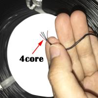 China Multi-core Enameled Wire 8/0.08mm Conductor 2-9 Core Soft PVC Headphone Cable Repair Line 5m 10m for sale