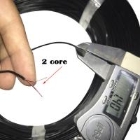 China Multi-core Enameled Wire 8/0.08mm Conductor 2-9 Core Soft PVC Headphone Cable Repair Line 5m 10m for sale