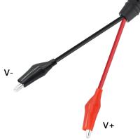 China 12V 2.1x5.5mm DC Male Jack to Alligator Clip Power Cable for CCTV Security Camera 0.54m for sale