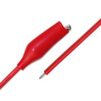 China Black Red Single Alligator Clip Test Power Cable 0.3m 1m 2m OEM for sale