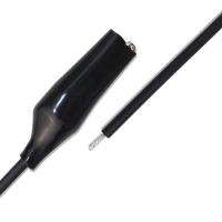 China Black Red Single Alligator Clip Test Power Cable 0.3m 1m 2m OEM for sale