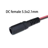 China 12V DC 5.5x2.1mm Female Barrel Jack to Alligator Clips Power Cable 0.3m for CCTV for sale