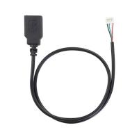 China Custom USB 2.0 A Female to JST PH 2.0 Cable Assembly with 18-26AWG Wire Gauge and 0.2-1m Length Options for sale