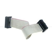 China Female to Female 16 Pin 1.27mm Pitch IDC Ribbon Cable 28AWG 10cm for Raspberry Pi GPIO for sale