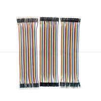 China 40 Pin Dupont Jumper Wires 10cm 20cm 30cm Male to Female Male to Male for Arduino Raspberry Pi Breadboard for sale