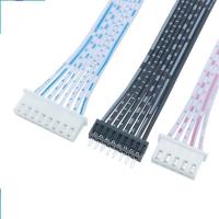 China Custom 2-8 Pin JST XH 2.54mm Pitch Connector Flat Ribbon Cable 20-28AWG for sale