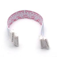 China Custom 2-8 Pin JST XH 2.54mm Pitch Connector Flat Ribbon Cable 20-28AWG for sale