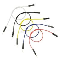 China Dupont Jumper Wire 2.54mm 1 Pin Male to Female Breadboard Cable 10cm for Arduino for sale