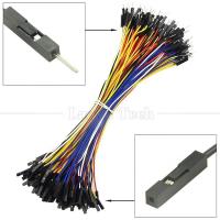 China Dupont Jumper Wire 2.54mm 1 Pin Male to Female Breadboard Cable 10cm for Arduino for sale