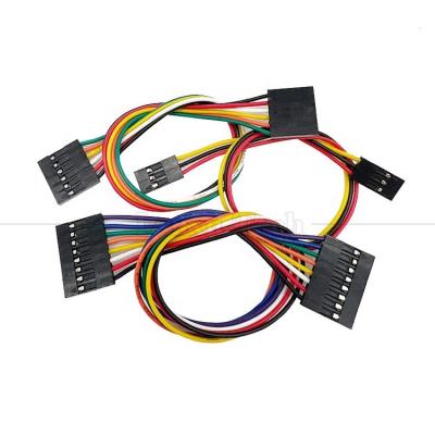 China 2.54mm Dupont Female to Female Ribbon Jumper Wire 2p-10p 20cm 30cm 50cm for sale