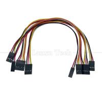 China 2.54mm Dupont Female to Female Ribbon Jumper Wire 2p-10p 20cm 30cm 50cm for sale