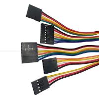 China 2.54mm Dupont Female to Female Ribbon Jumper Wire 2p-10p 20cm 30cm 50cm for sale