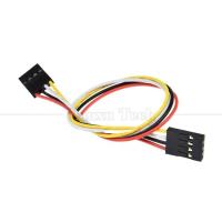 China 2.54mm Dupont Female to Female Ribbon Jumper Wire 2p-10p 20cm 30cm 50cm for sale
