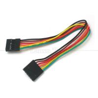 China 2.54mm Dupont Female to Female Ribbon Jumper Wire 2p-10p 20cm 30cm 50cm for sale