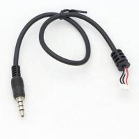 China Custom 3.5mm TRRS Audio Jack to JST 2.0mm 2.54mm Pitch Connector Cable 1M for sale