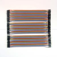 China 40 Pin Dupont Jumper Wires 10cm 20cm 30cm Male to Male Female to Female Rainbow Ribbon Cable for Raspberry Pi Arduino for sale