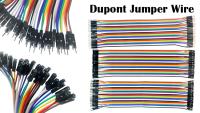China 40 Pin Dupont Jumper Wires 10cm 20cm 30cm Male to Male Female to Female Rainbow Ribbon Cable for Raspberry Pi Arduino for sale