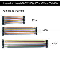 China 40 Pin Dupont GPIO Cable Jumper Wire 20cm Male to Female for Arduino Breadboard Raspberry Pi PCB for sale