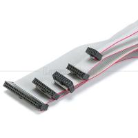 China IDC 2.54mm Connector Flat Ribbon Cable 8-60 Pin 1.27mm Pitch Grey for PCB Board for sale