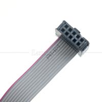 China Female to Female 10 Pin 1.27mm Pitch IDC Ribbon Cable 28AWG 10cm for Raspberry Pi GPIO for sale