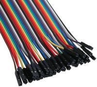 China 40 Pin Male to Female Dupont Jumper Wire 20cm GPIO Cable for Arduino Breadboard Raspberry Pi for sale