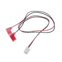 China VH 2P 3.96mm Pitch to 90 Degree 6.3 Spade Connector Assembly Cable Wire Harness for sale