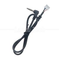 China Custom 90° 4-Pole 3.5mm TRRS Audio Jack to JST XH PH SH VH MX Connector Cable 0.5-3m Length for sale