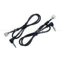 China Custom 90° 4-Pole 3.5mm TRRS Audio Jack to JST XH PH SH VH MX Connector Cable 0.5-3m Length for sale