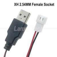 China USB Type A Male to JST XH 2.54mm 2-Pin Female Socket Cable 0.2m Length for PCB Electronics for sale