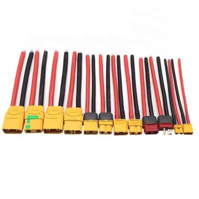 China XT30 XT60 XT90 Connector Cable 12AWG 100mm Male Female to Bare Wire for FPV Motor Battery for sale