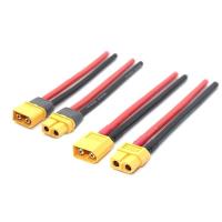 China XT30 XT60 XT90 Connector Cable 12AWG 100mm Male Female to Bare Wire for FPV Motor Battery for sale