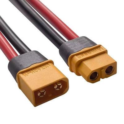 China 10AWG 12AWG Male to Female XT60 XT60H Connector Extension Adapter Cable 3ft 6ft 12ft for sale