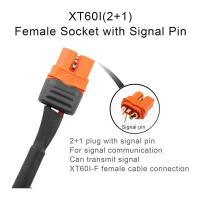 China DC 5.5x2.1mm 5.5x2.5mm Male Barrel Jack to XT60 Battery Connector Cable 20AWG 0.3m for sale