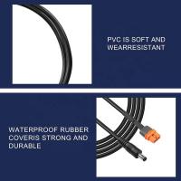 China DC 5.5x2.1mm 5.5x2.5mm Male Barrel Jack to XT60 Battery Connector Cable 20AWG 0.3m for sale
