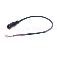 China DC Barrel Jack to JST Connector Cable 5.5x2.1mm 2.0mm Pitch 26AWG Power Supply Wire Harness for sale