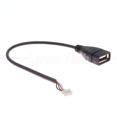 China USB to JST ZH 1.5mm 4-Pin Connector Cable Assembly 0.2m Length for PCB Electronics for sale