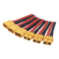China XT60 Male Female Plug Connector 12AWG Silicone Wire Lead 100mm for RC Lipo Battery FPV Drone for sale