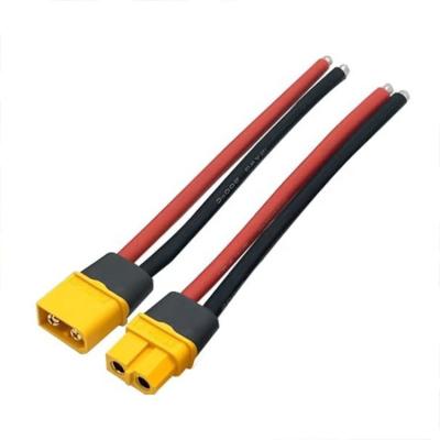 China 12AWG XT60H Male Female Connector Silicon Wire 100mm 150mm for RC Battery FPV for sale
