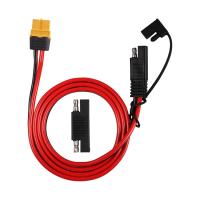 China 12AWG SAE to XT60 Connector Adapter Extension Cable 1M for Solar Generator Power Station Lipo Battery for sale