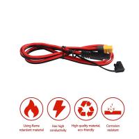 China 12AWG SAE to XT60 Connector Adapter Extension Cable 1M for Solar Generator Power Station Lipo Battery for sale