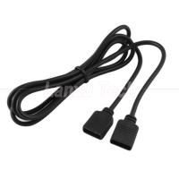 China Female to Female 4 Pin RGB Plug Connector Extension Cable for 5050 3528 2835 LED Strip Light 0.3m 1m for sale