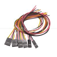 China Dupont 2.54mm Jumper Wire Harness 2-10 Pin Female Connector Cable 20cm 30cm 50cm for Arduino Raspberry Pi PCB for sale