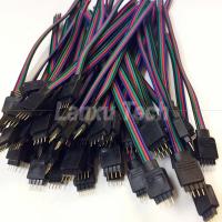 China RGB 4 Pin Connector 5050 LED Strip Ribbon Cable for sale