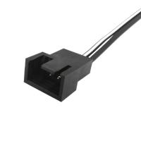China 12V Female DC Plug to 4 Pin PWM PC Case Fan Power Adapter Extension Cable 27cm for sale