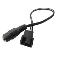 China 12V Female DC Plug to 4 Pin PWM PC Case Fan Power Adapter Extension Cable 27cm for sale