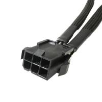 China GPU 6 Pin Female to Dual 8 Pin Male 18AWG PCIe Power Adapter Cable 20cm for sale