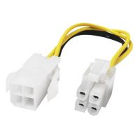 China ATX 4 Pin CPU Power Extension Cable 20cm Male to Female PSU Motherboard Connector for sale