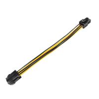 China PCIe 6 Pin Male to Female Power Cable 20cm 16AWG for GPU ATX Video Graphics Card for sale